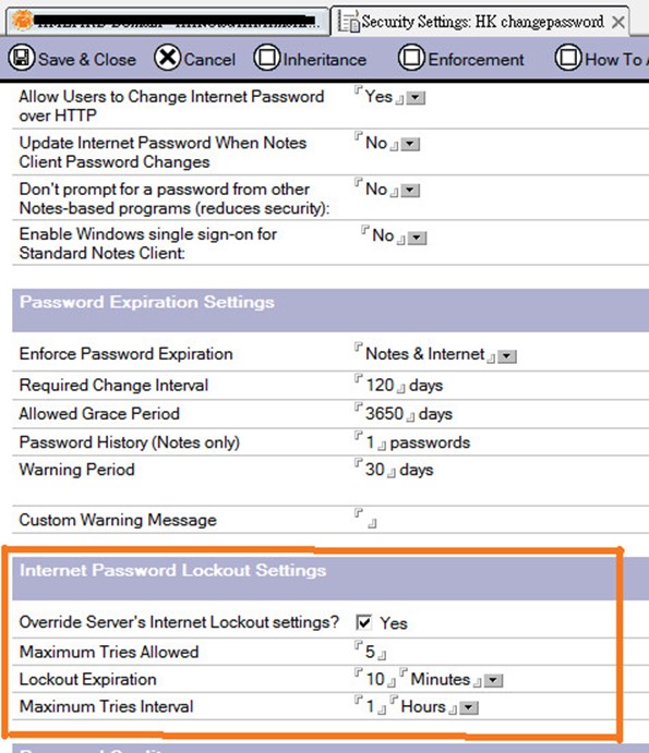如何通过策略设置iNotes尝试几次错误密码登陆后锁定账户 - 程序员大本营